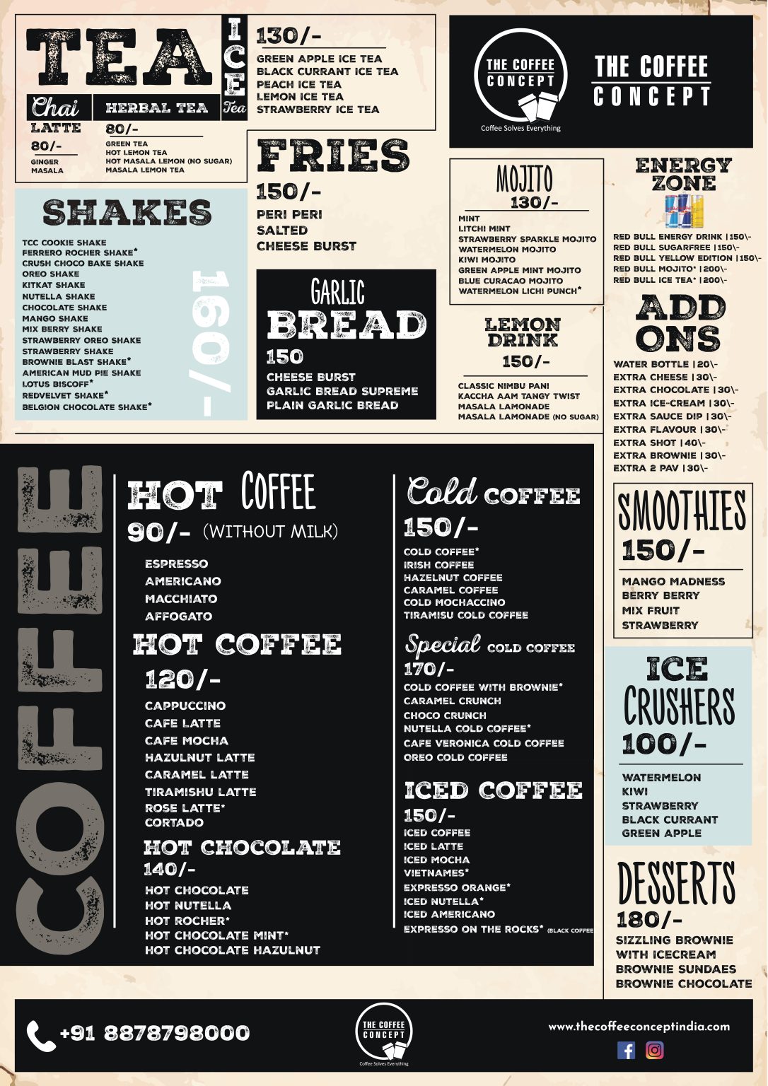 The Coffee Concept – Coffee Solves Everything